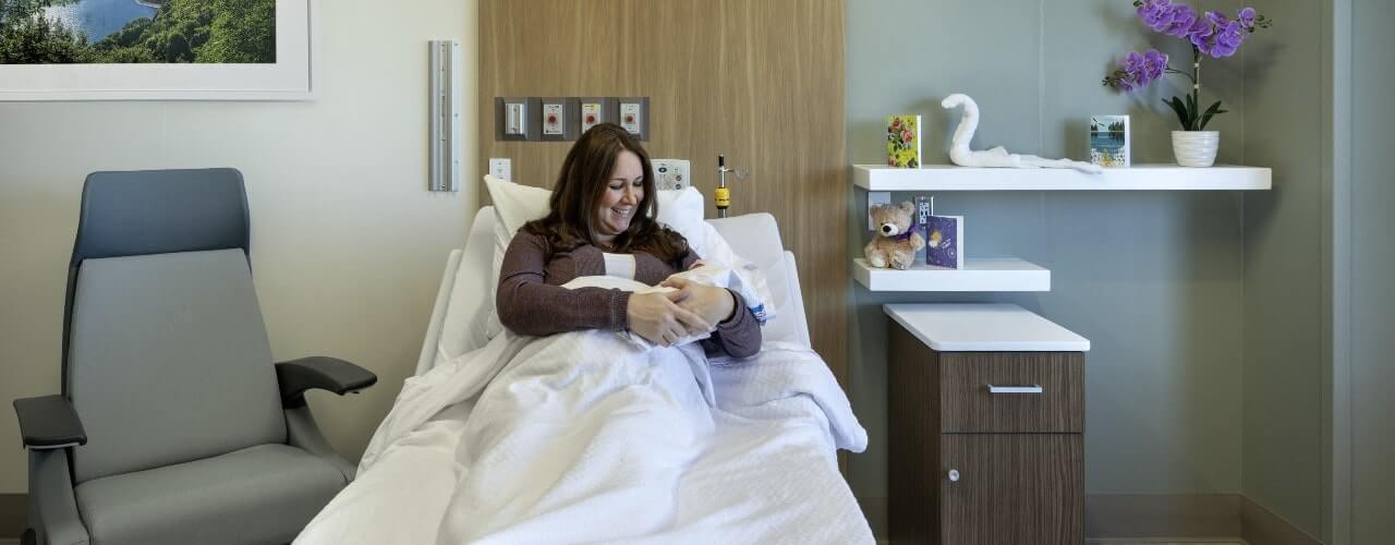 Postpartum & After Delivery Care Maternity Rooms | Stamford Health